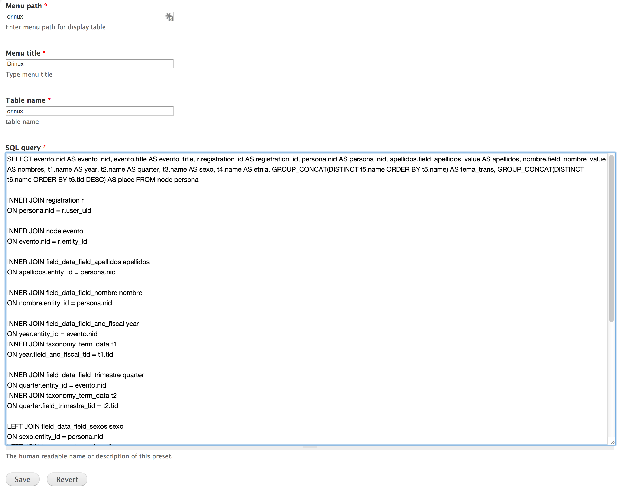 Raw SQL Query | Drupal.org