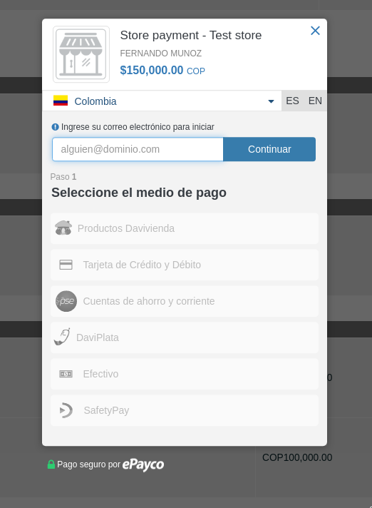 Quick and free payment button | ePayco integration | Drupal Wiki guide on Drupal.org