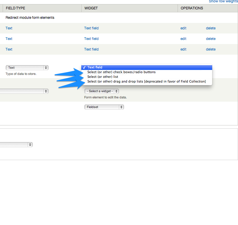 How to disable "Other" option for some of the fields? [#1714718] | Drupal.org