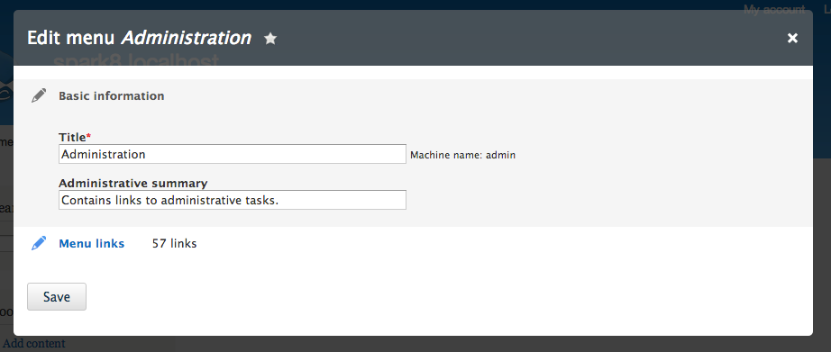 Introduce top-level sections for all forms [#1880168] | Drupal.org