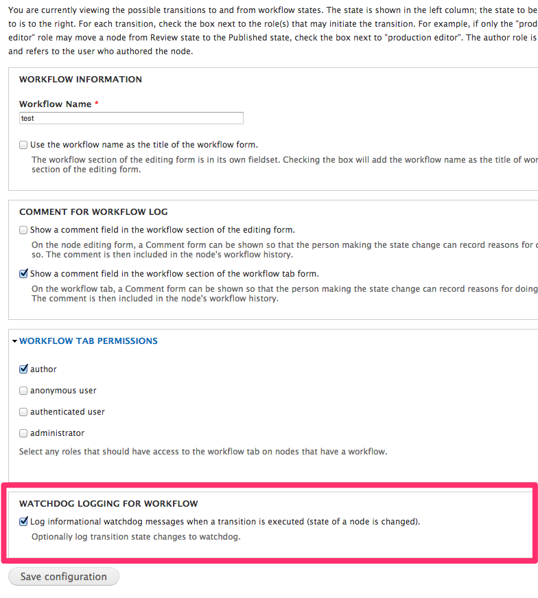 Make watchdog logging of state changes optional [#1976992] | Drupal.org