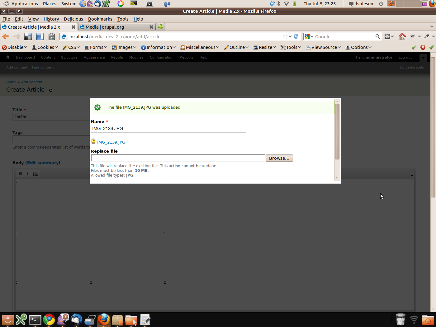 Automatically open the file edit modal after uploading a file [#1426730] | Drupal.org