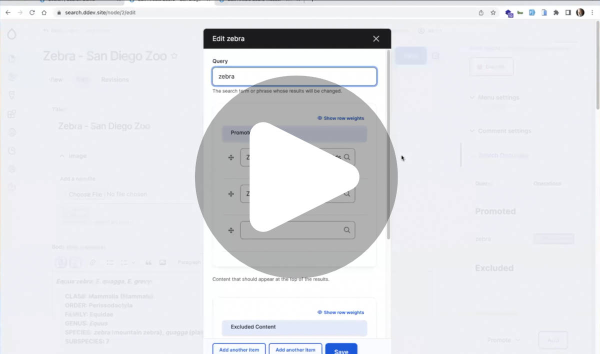 Search Overrides | Drupal.org