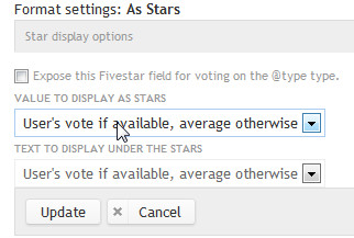 Well.. wehre is the fivestar-field? I tried to find it, but its not there.. [#1312934] | Drupal.org
