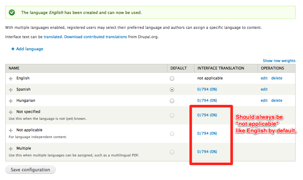 Locale summary in language table should be "not applicable" for locked languages [#1640050 ...