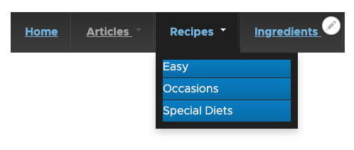 Configuring a Simple, Two Level Drop Down Menu | How To Configure TB Mega Menu | Drupal Wiki ...