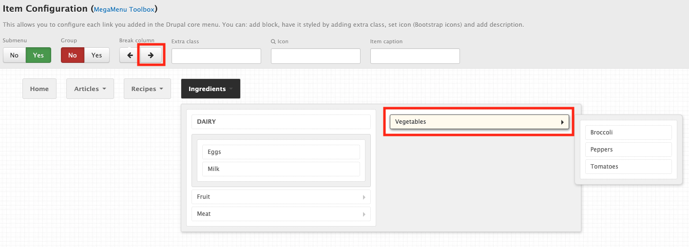 Configuring A Full Edge To Edge Drop Down Mega Menu How To Configure Tb Mega Menu Drupal 8159