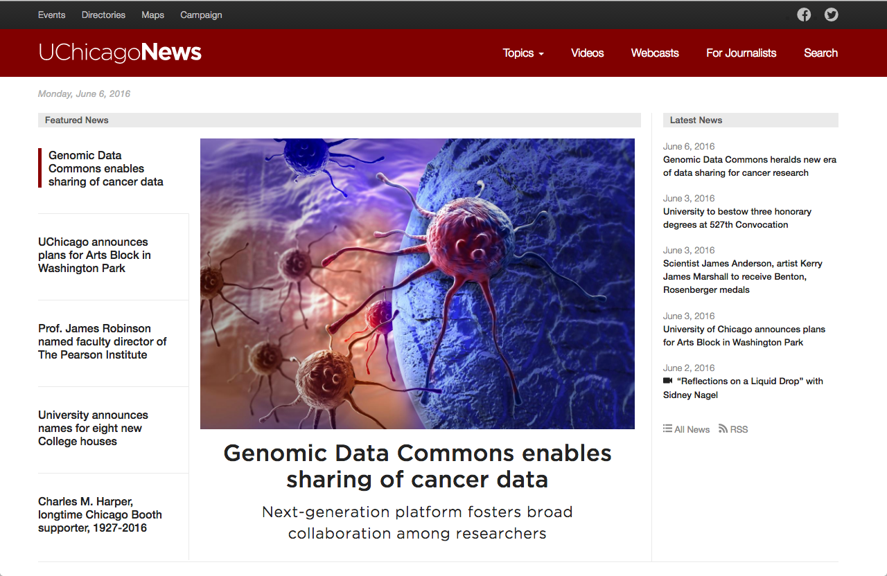 UChicago News | Drupal.org