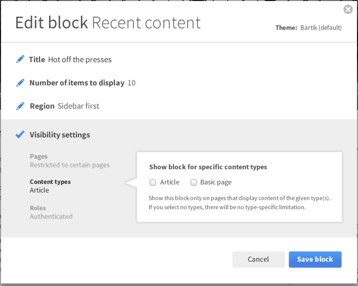 Introduce top-level sections for all forms [#1880168] | Drupal.org