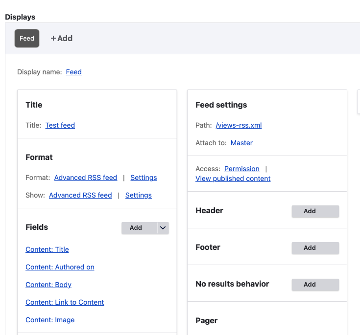 Suggested setup | Advanced Views RSS Feed | Drupal Wiki guide on Drupal.org