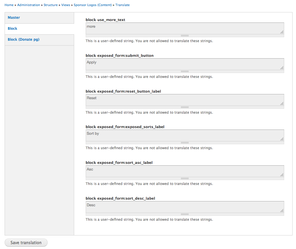 Can no longer edit translated strings in Views after upgrade to i18n 7.x-1.5 [#1548994] | Drupal.org