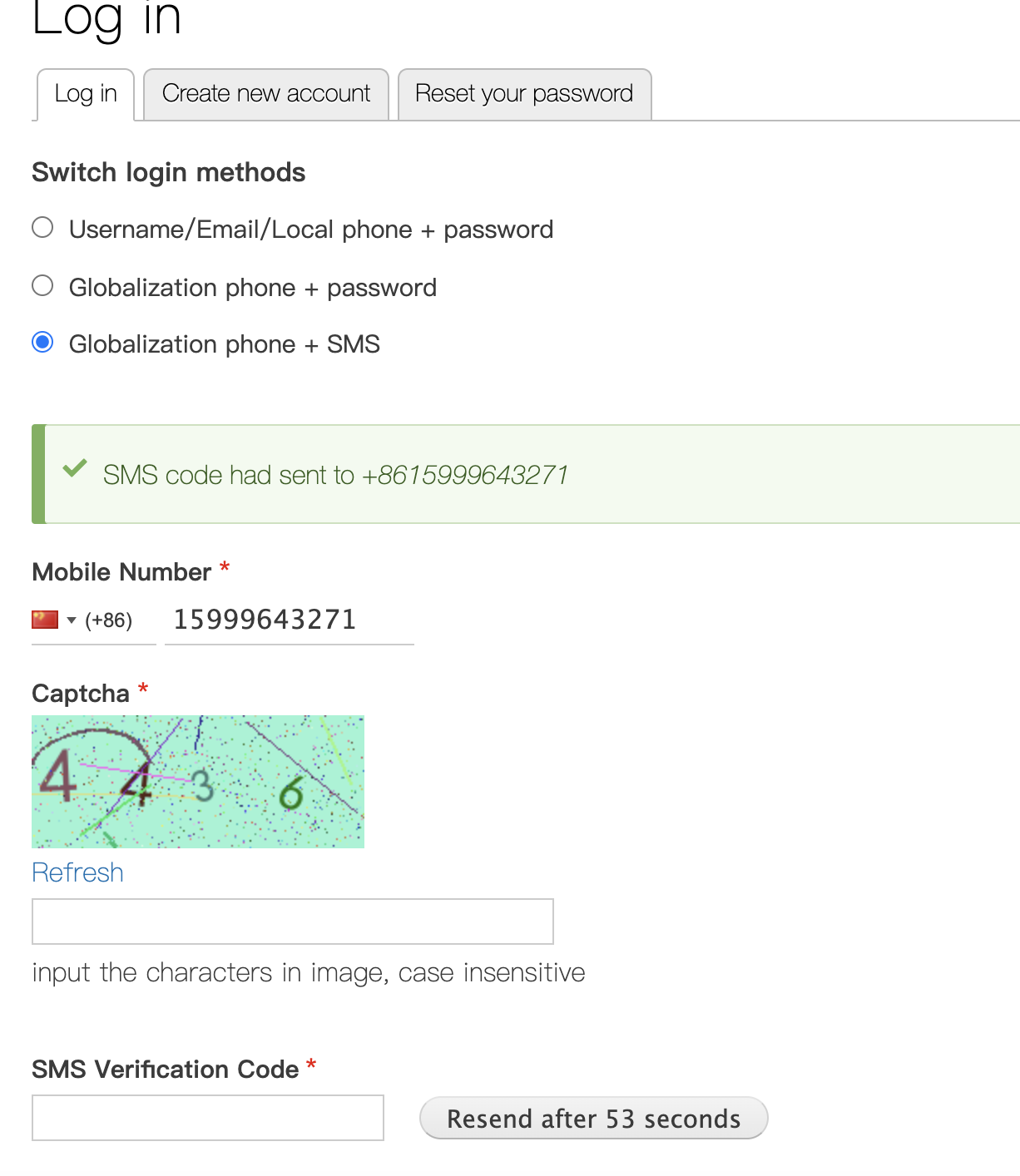 User Phone - phone login or register 手机号码登录注册 | Drupal.org