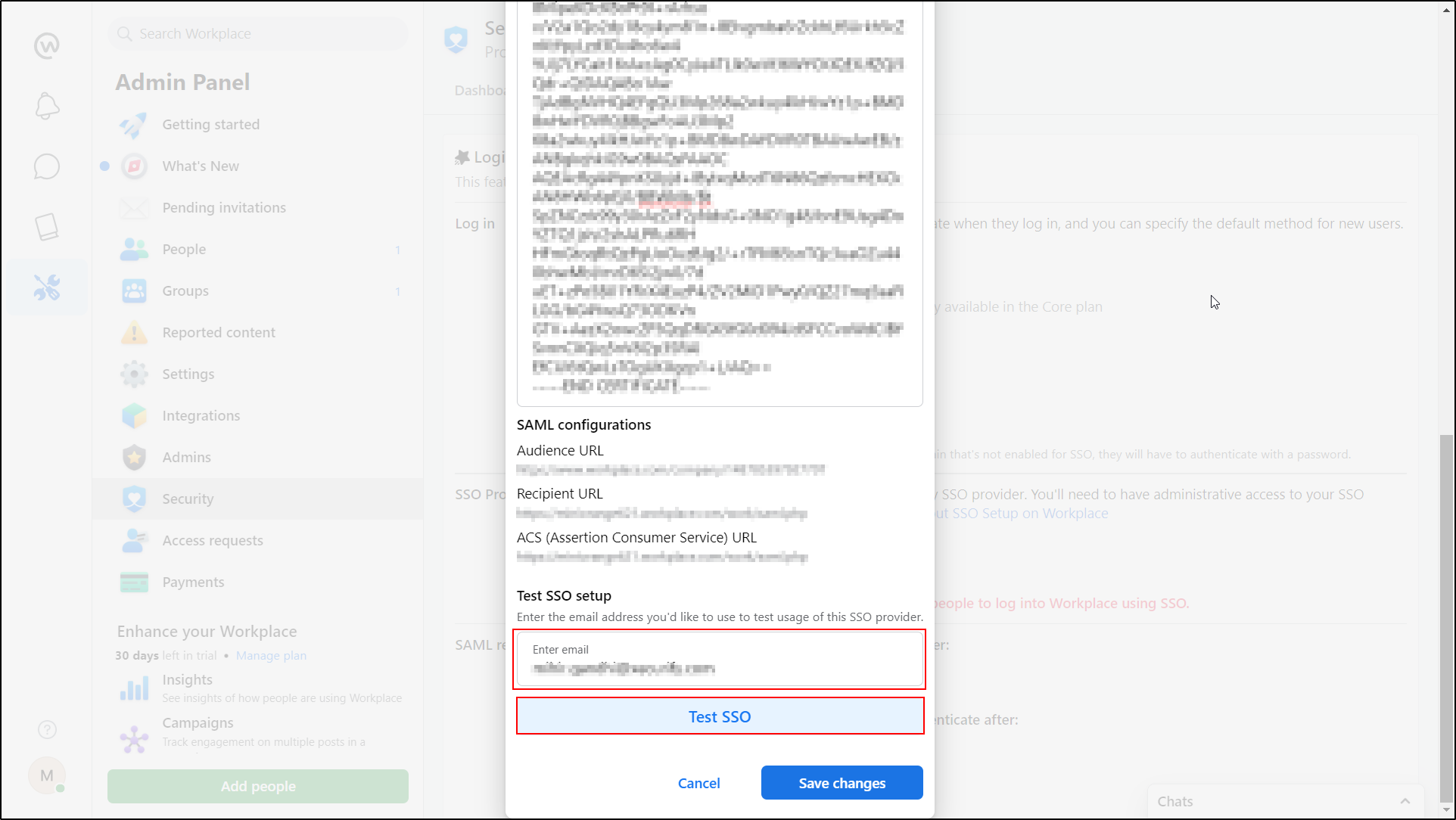 SSO setup with Workplace using Drupal IdP | SAML IDP 2.0 Single Sign On (SSO) - SAML Identity ...