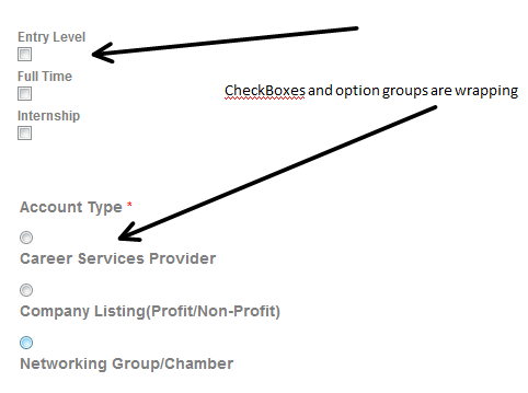 Option Groups and Check Boxes Wrap [#1986518] | Drupal.org