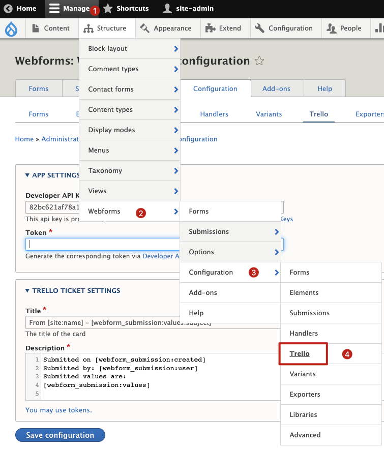 How to use Webform Trello module | Webform Trello | Drupal Wiki guide on Drupal.org