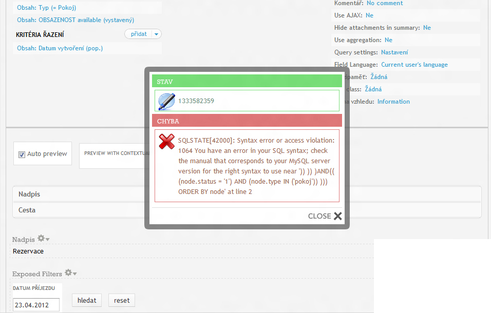 Sqlstate 42000 Syntax Error Or Access Violation 1515800