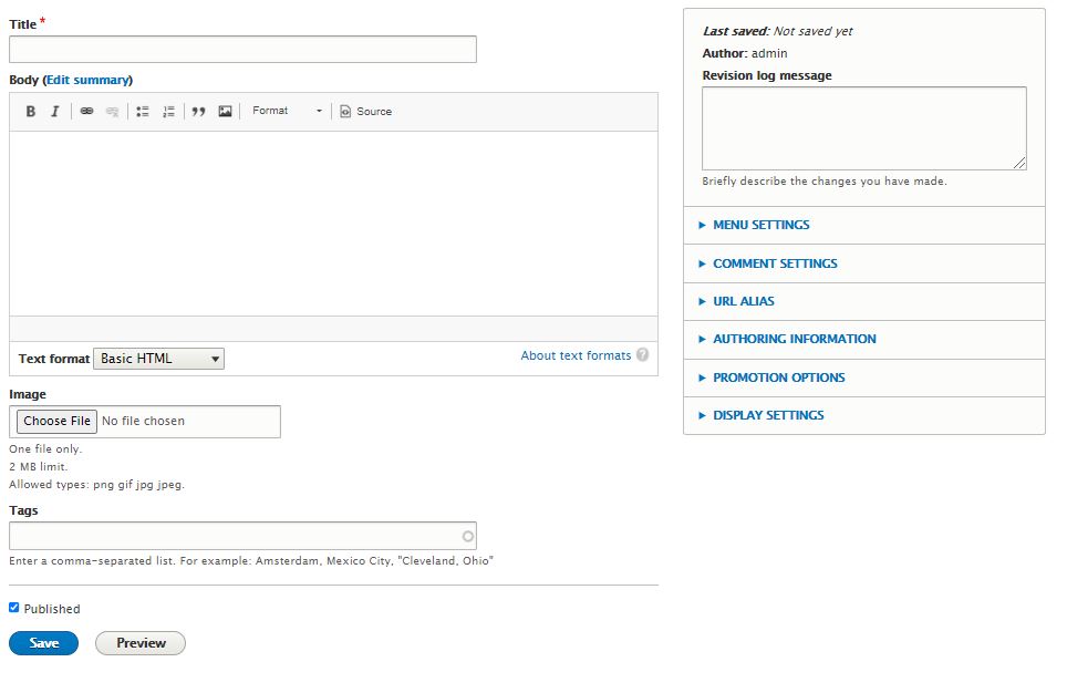 Managing content | Administering a Drupal site | Drupal Wiki guide on ... Managing content | Administering a Drupal site | Drupal Wiki guide on ...