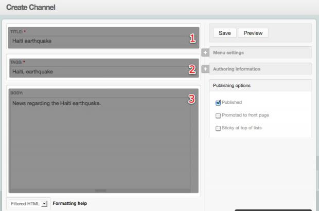 Broadcasting News with Channels | Basic Usage | Drupal Wiki guide on ...