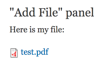 "Add File" panel option | Content Panes Explained | Drupal Wiki guide ...
