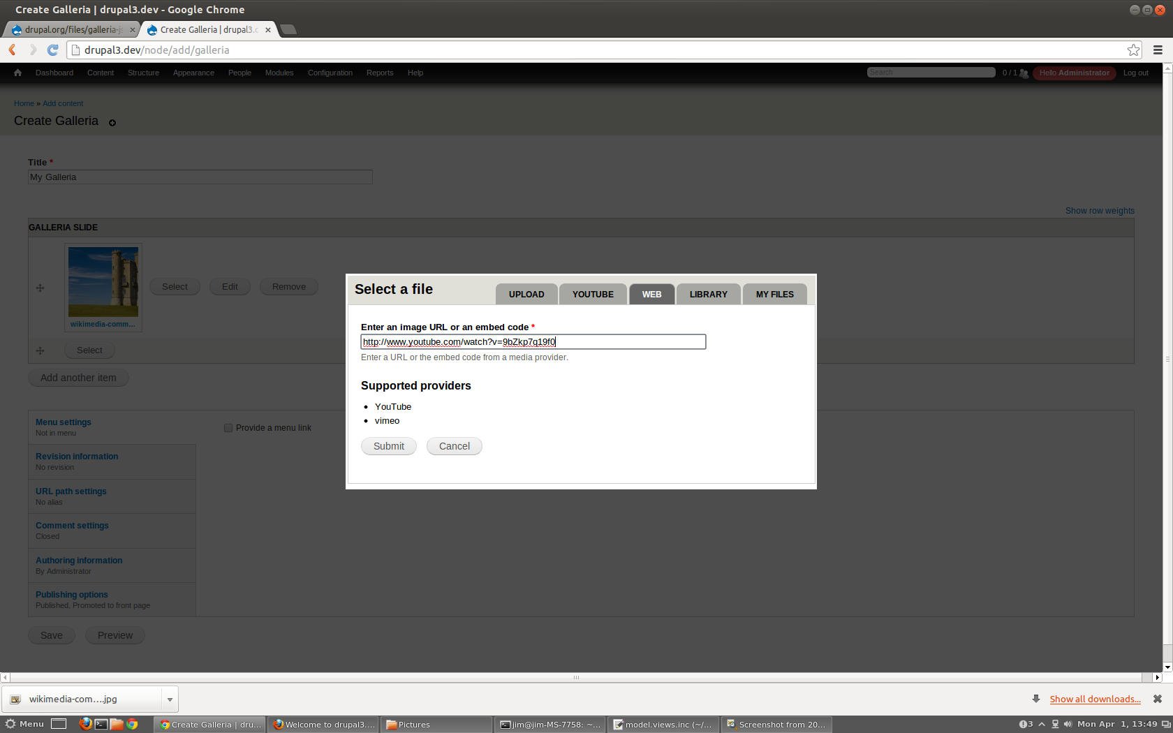 Load slides using json to get support for youtube, vimeo, links, and layers. [#1923148] | Drupal.org