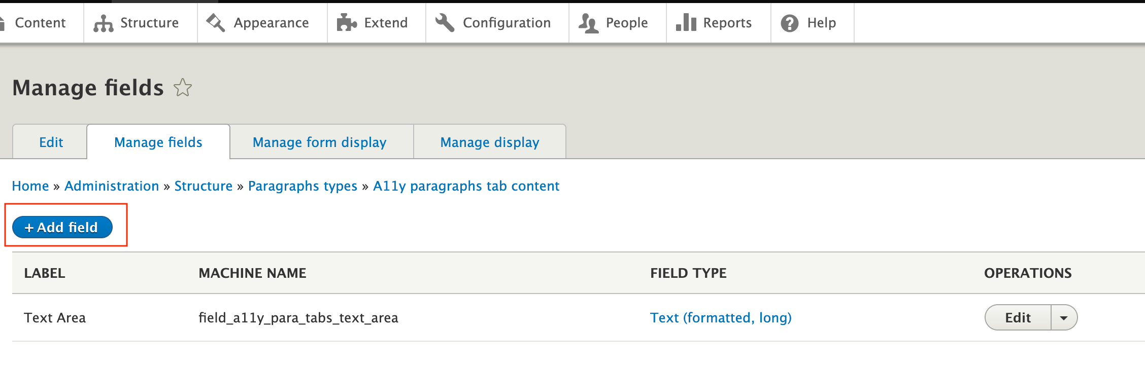 Adding Additional Fields To A11y Paragraphs Tabs A11y Paragraphs Tabs Drupal Wiki Guide On