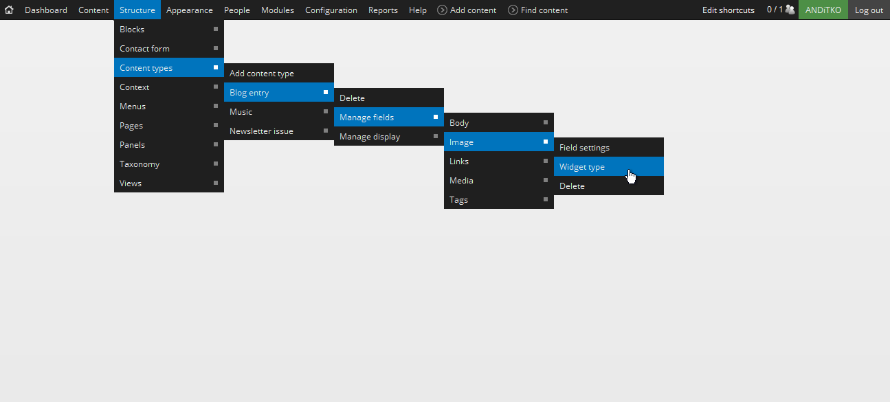 Adminimal Screenshots [#1821154] | Drupal.org