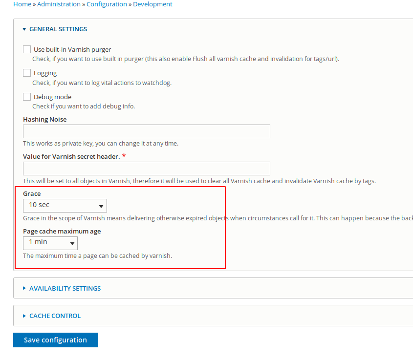 Basic configuration for Advanced Varnish | Advanced Varnish | Drupal ... Basic configuration for Advanced Varnish | Advanced Varnish | Drupal ...
