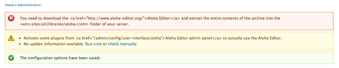 Html tags displayed as plain text in notifications [#1714196] | Drupal.org