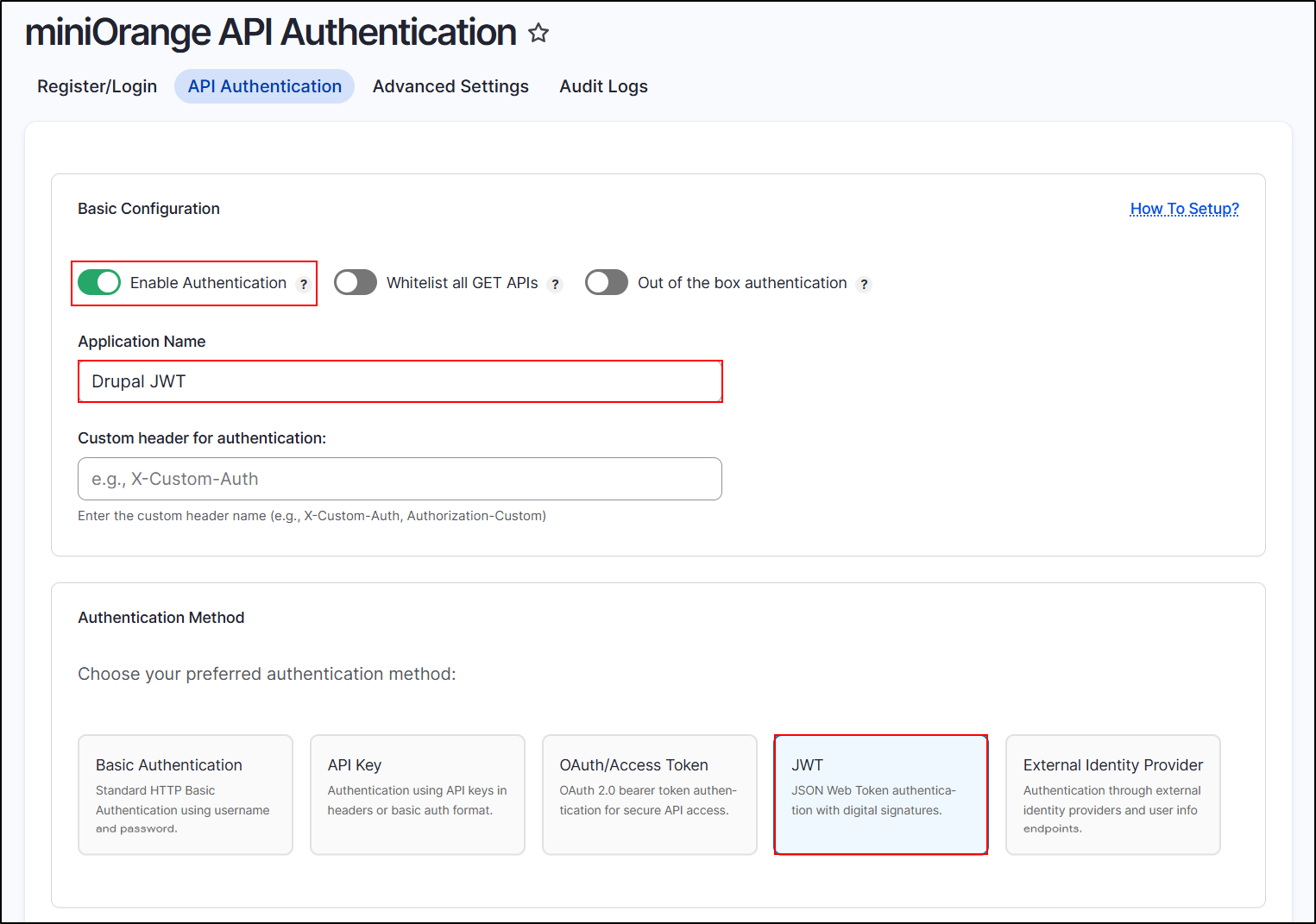 JWT Authentication | API Authentication (miniorange) | Drupal Wiki guide on Drupal.org