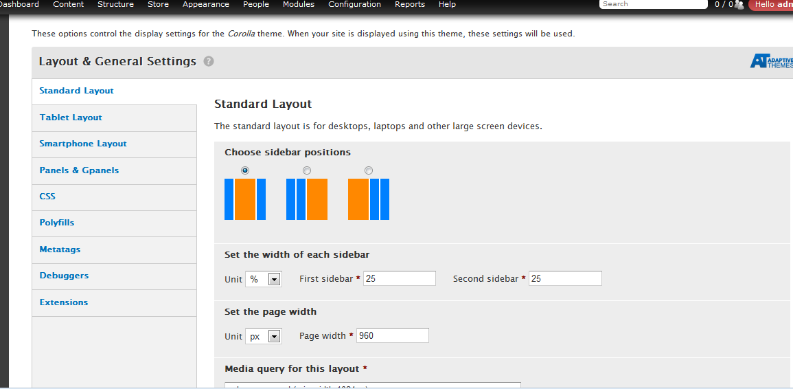 AT Theme's Maximum Page Width (in Standard Layou) Setting Not Working When Implemented with ...