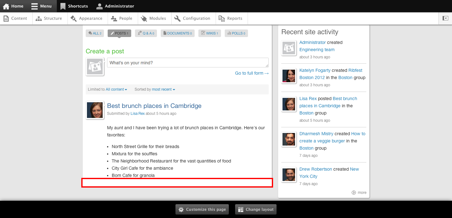 Add "call to action" buttons to the browsing widget views [#2063613] | Drupal.org