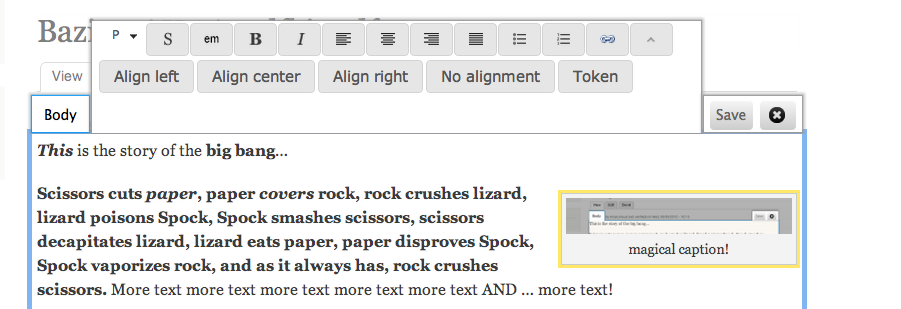 "Perfect images + captions" [#1699740] | Drupal.org