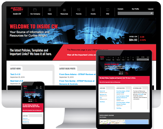 Curtiss-Wright Corporation Drupal Intranet | Drupal.org