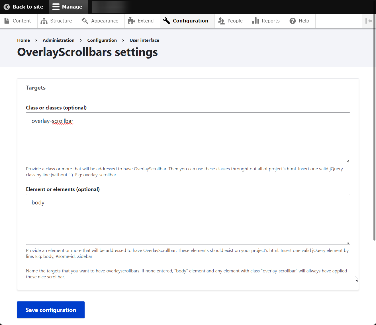 OverlayScrollbars | Drupal.org