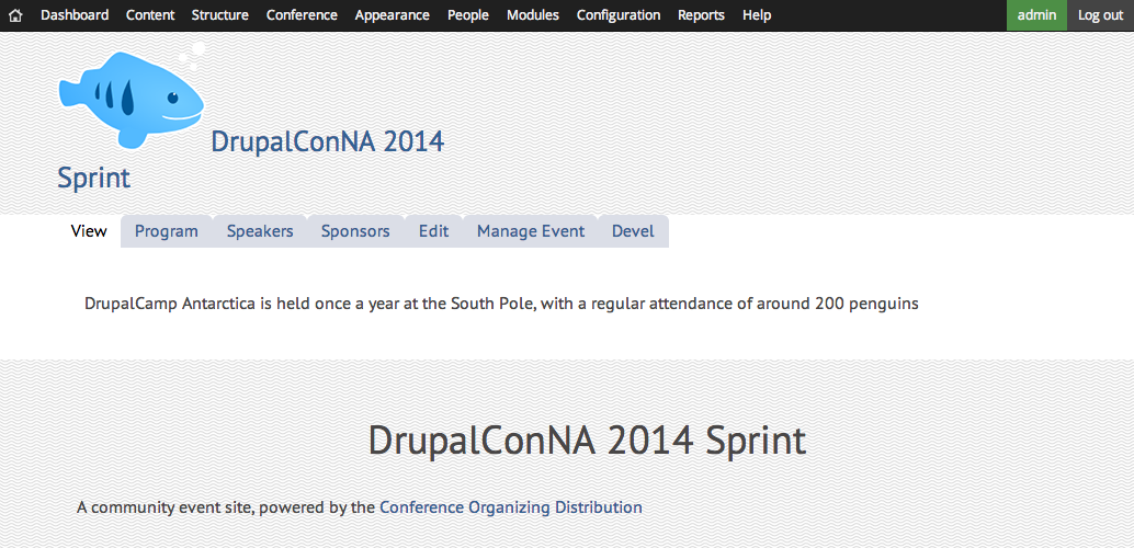 Getting Started | Conference Organizing Distribution | Drupal Wiki ... Getting Started | Conference Organizing Distribution | Drupal Wiki ...