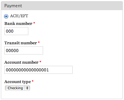 ACH/EFT Payment | Commerce iATS | Drupal 7 guide on Drupal.org