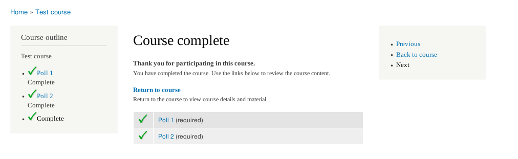 Course | Contributed modules documentation | Drupal Wiki guide on ... Course | Contributed modules documentation | Drupal Wiki guide on ...