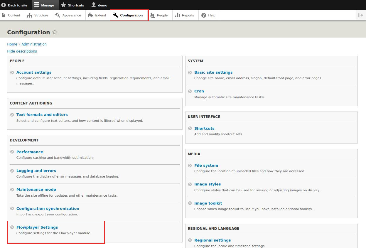 Flowplayer | Drupal.org