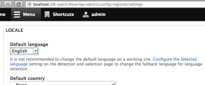 Improve default language change process (ui and help text) [#1803638 ...