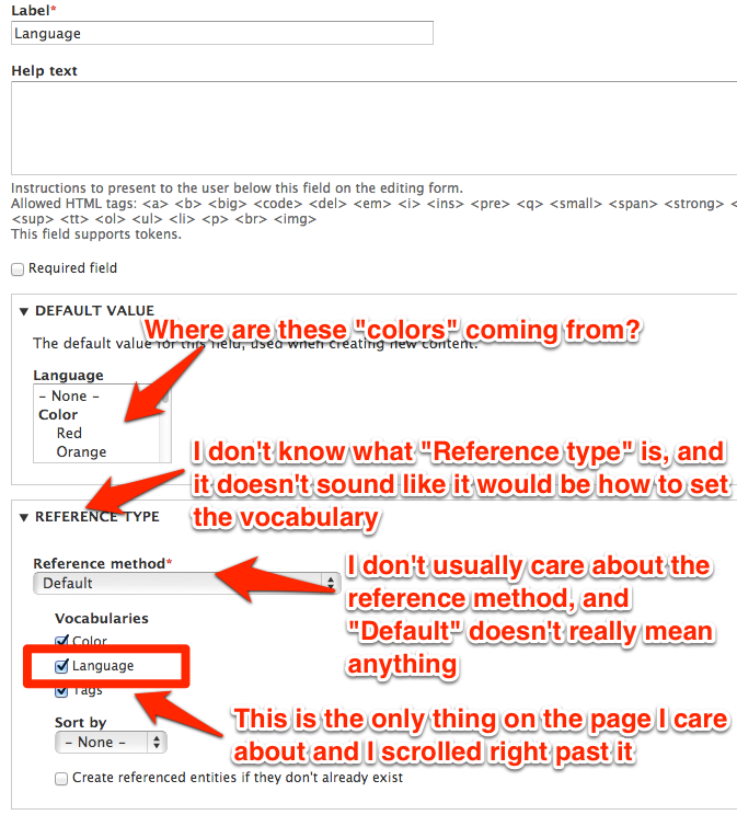 Remove Taxonomy term reference field in favor of Entity reference [#1847596] | Drupal.org