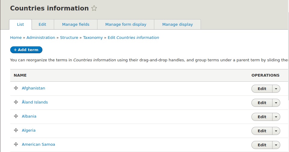Countries Info | Drupal.org