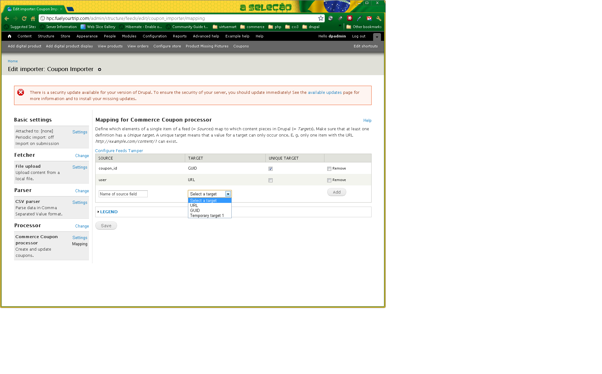 Add ability to create from csv [#1559710] | Drupal.org