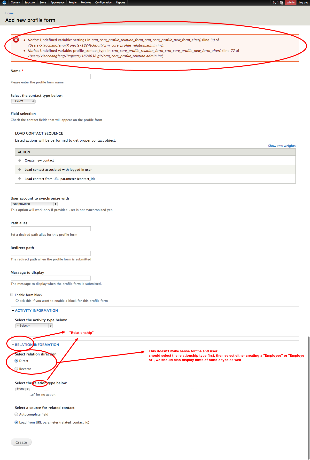 CRM Core Profile Relation [#1814780] | Drupal.org