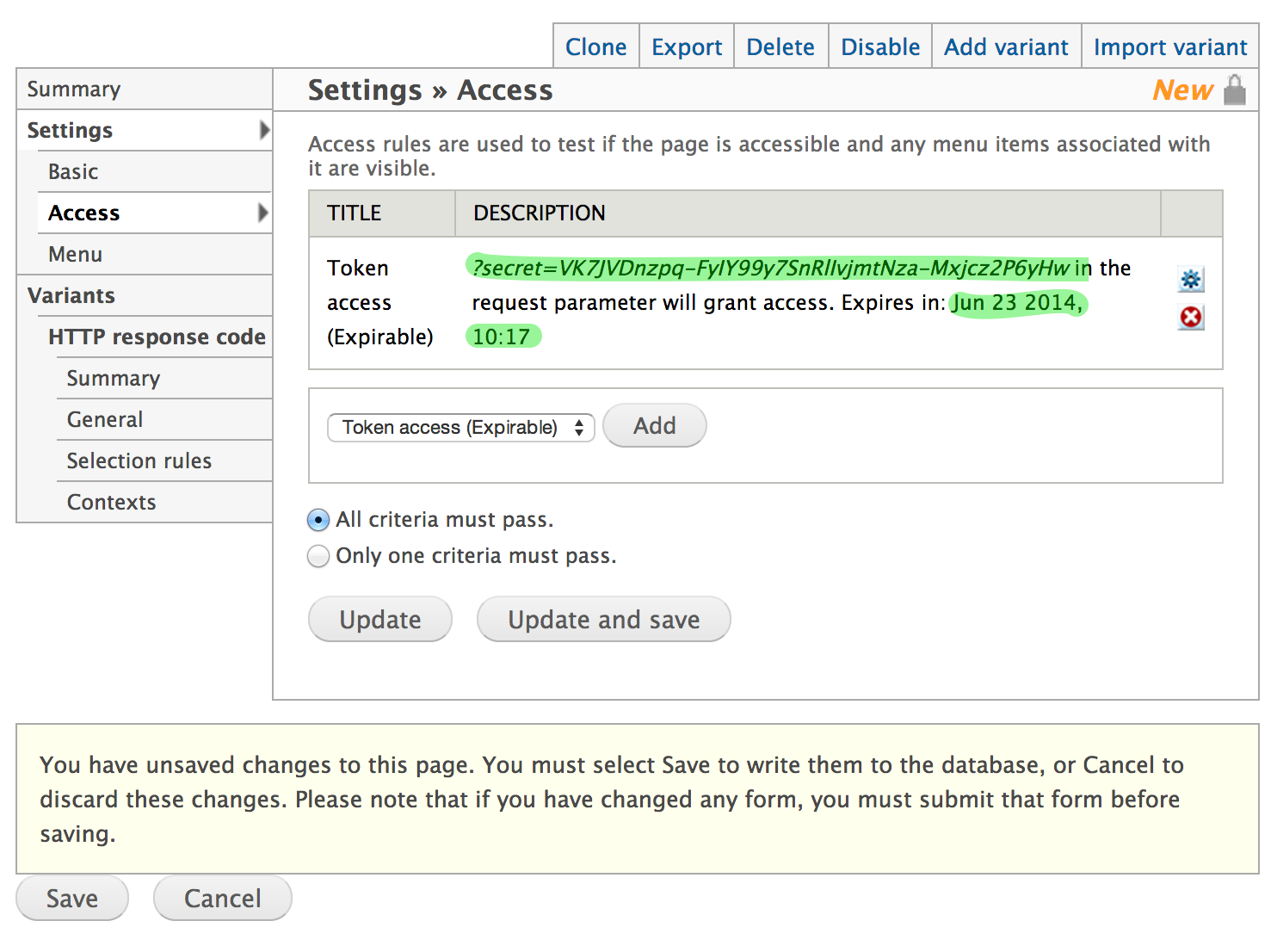 CTools Token Access | Drupal.org