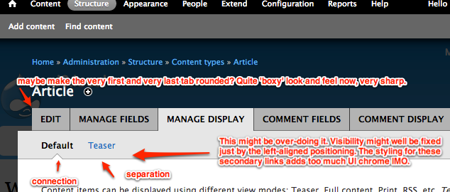 Visiblity of primary & secondary navigation [#763720] | Drupal.org