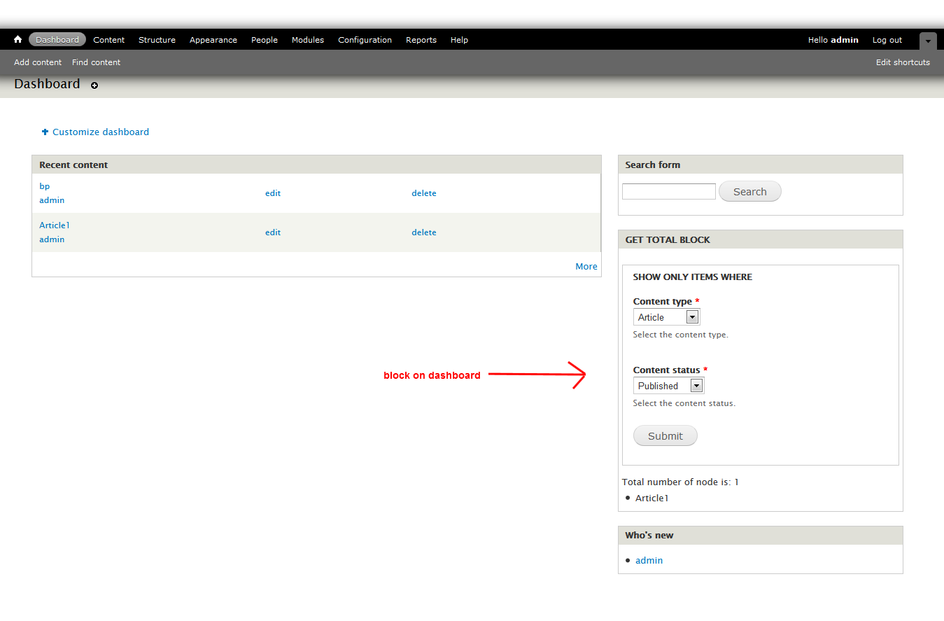 Get Total | Drupal.org