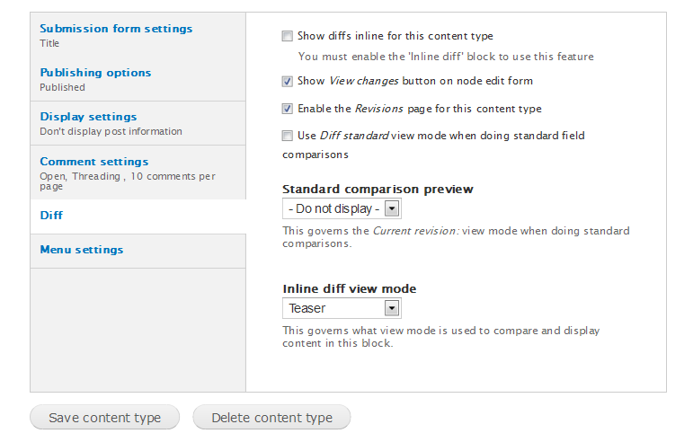 Selectable view mode for inline diffs and "Current revision" display view mode. [#1347316 ...