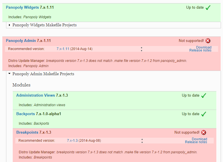 Distribution Update Status Manager | Drupal.org