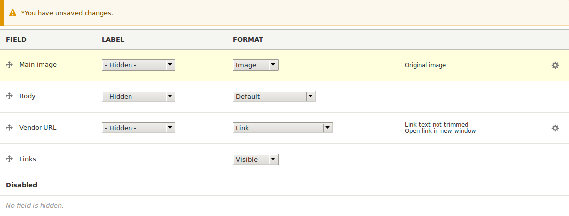 6.11. Changing Content Display | Bab 6. Menyiapkan Struktur Konten | Pedoman Pengguna Drupal 8 ...