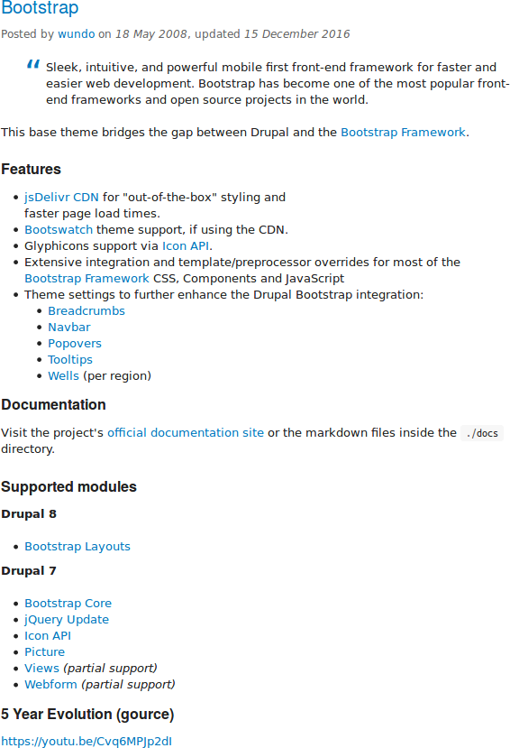 11.4. Finding Themes | Capítulo 11. Extending and Customizing Your Site | Drupal 8 User Guide ...